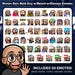Bald Brown Skin Guy With Beard With Glasses Twitch Emotes MEGA Bundle ...