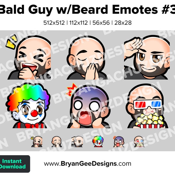 Clown Twitch Emote - Etsy