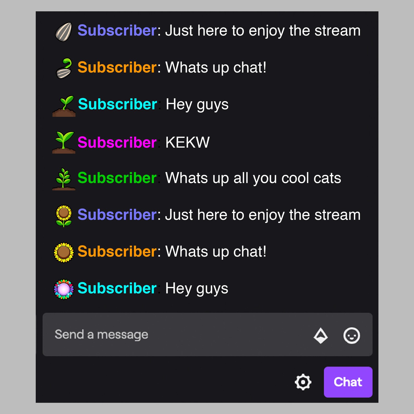 Sunflower Twitch Badges Bit Badges Channel Points Discord - Etsy