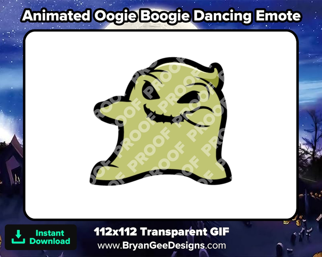 Animated Inspired Oogie Boogie Dancing Emote for Twitch or Discord, Cat ...