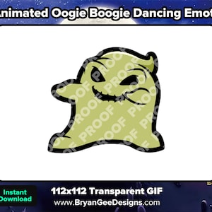 Animated Inspired Oogie Boogie Dancing Emote for Twitch or Discord, Cat ...