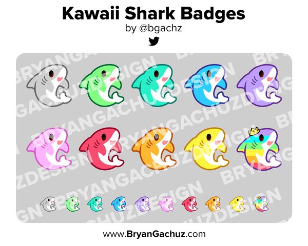 Kawaii Goldfish Chibi Fish Emotes for Streaming Twitch - Etsy Canada