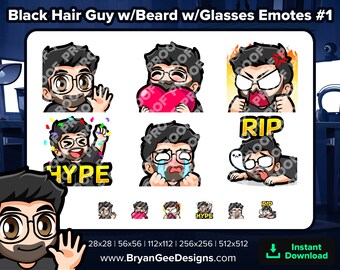 Twitch Beard Emotes - Etsy