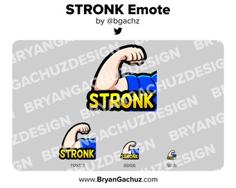 Strong Emote | Etsy