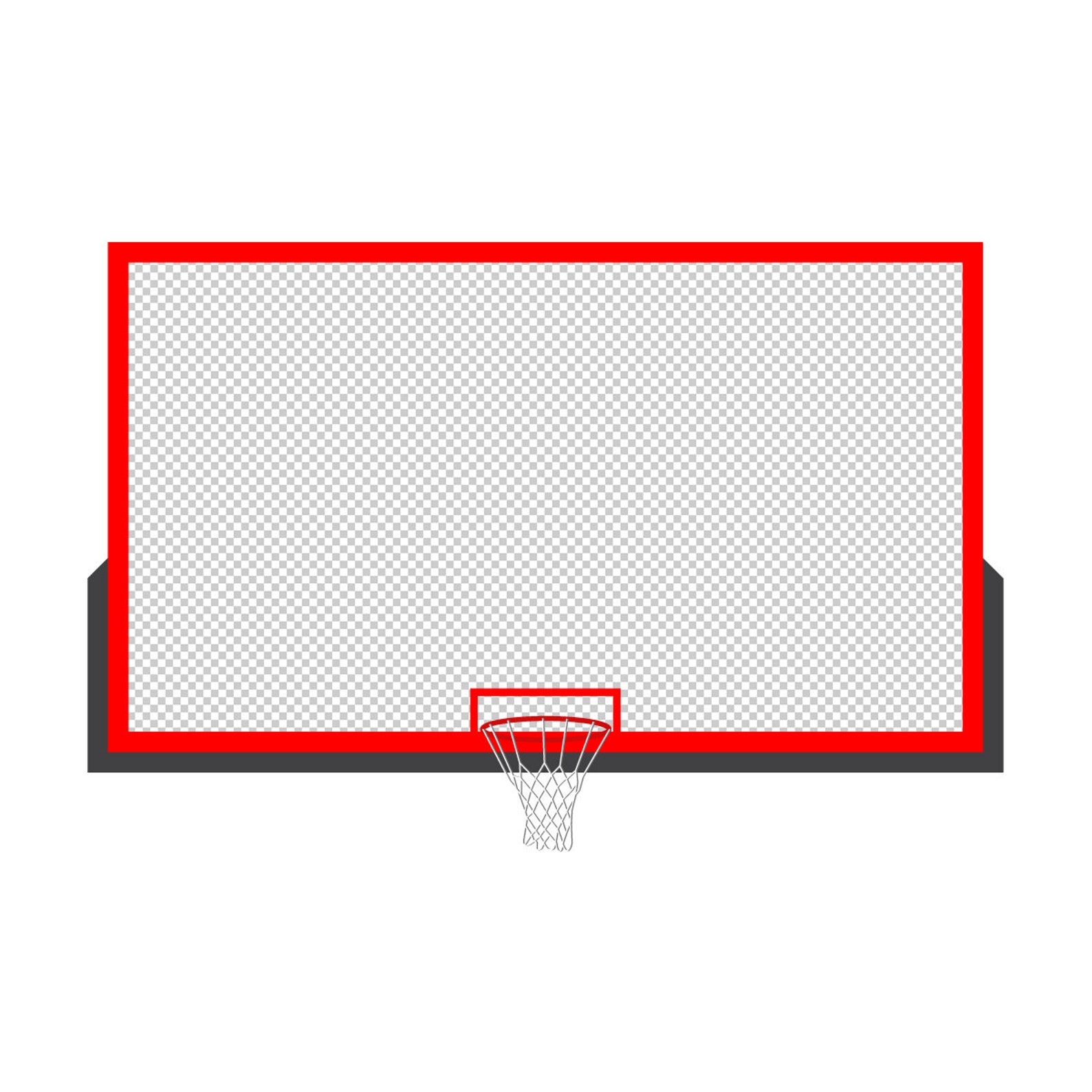 Basketball Backboard Webcam Overlay - Etsy