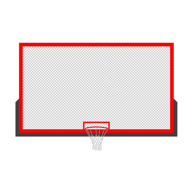 Basketball Backboard Webcam Overlay - Etsy