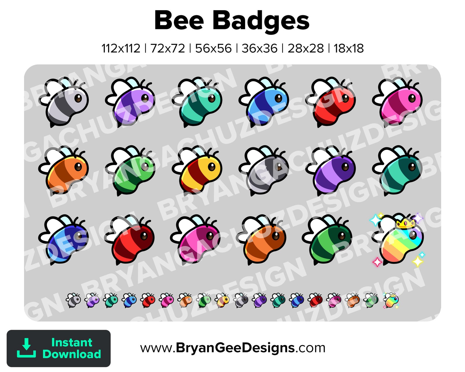 Bee Twitch Badges Bit Badges Channel Points Discord Badges Youtube ...