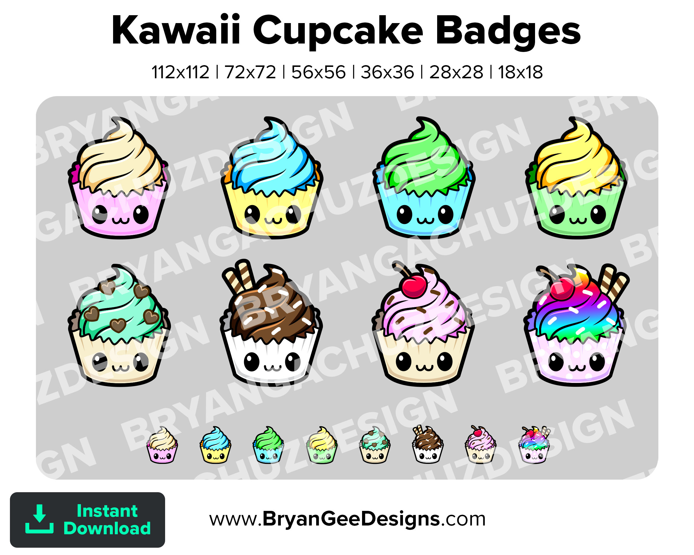 Cute Chibi Cupcake