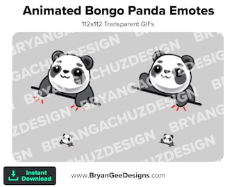 ANIMATED Panda Bongo Meme Emote for Twitch Kick Discord Youtube ...