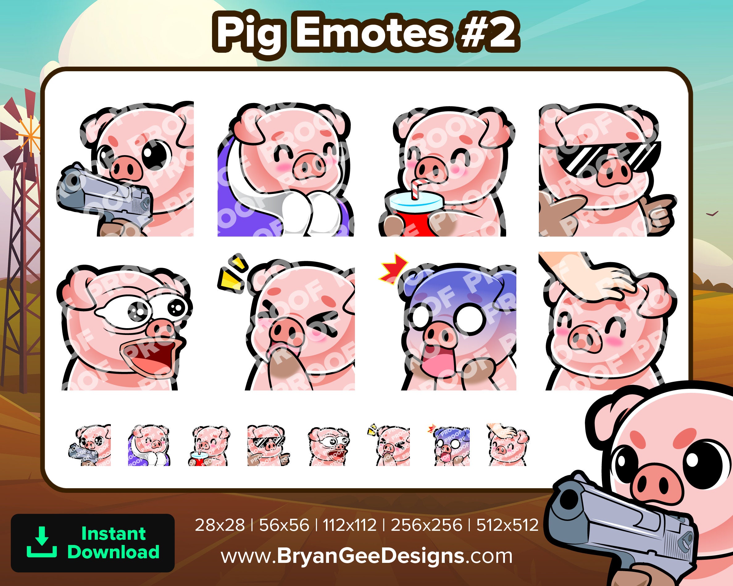 Animated Winky Pig Emote Meme Twitch Emotes Twitch Emote | lupon.gov.ph