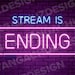 Neon Stream Package for Twitch 4 Static Scenes 7 Overlays - Etsy