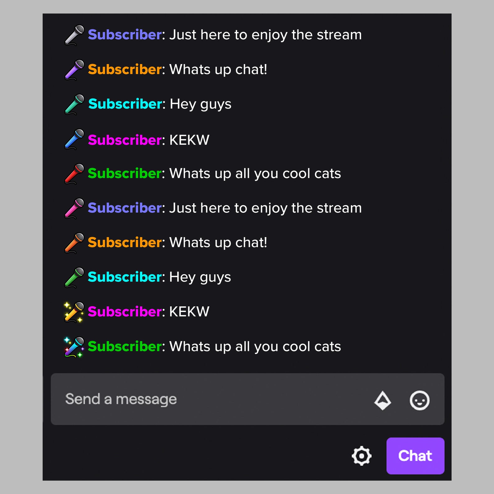 Microphone Twitch Badges Bit Badges Channel Points Discord - Etsy