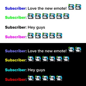 Panda Twitch Emotes Uno Reverse KEKW Gasp Big Brain Music - Etsy