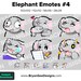 Elephant Twitch Emotes Derp Hug Gasm Sleep Notes Study Wow Youtube ...