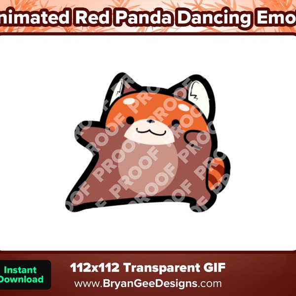 Redpanda Dancing Emote - Etsy