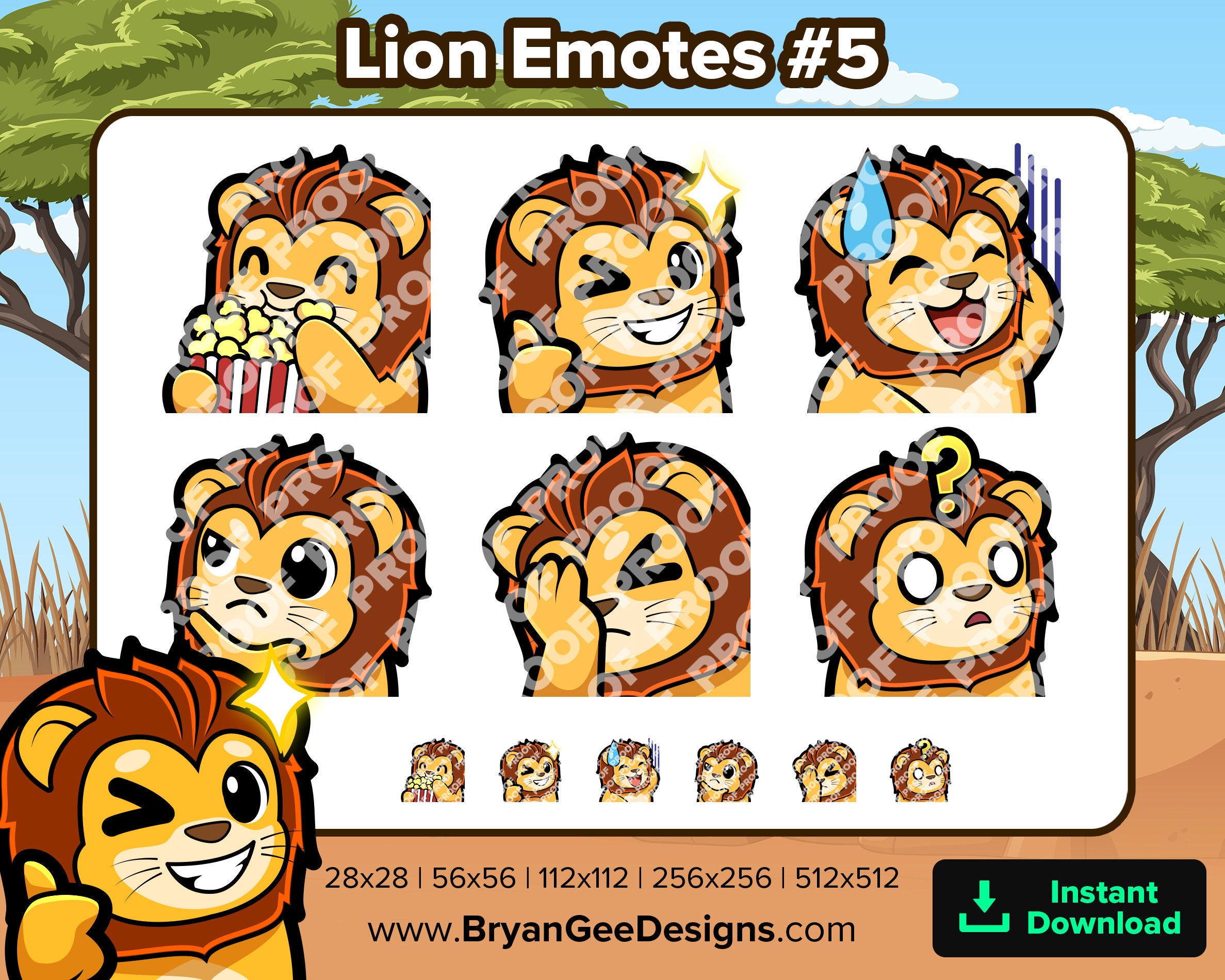 Facepalm Lion