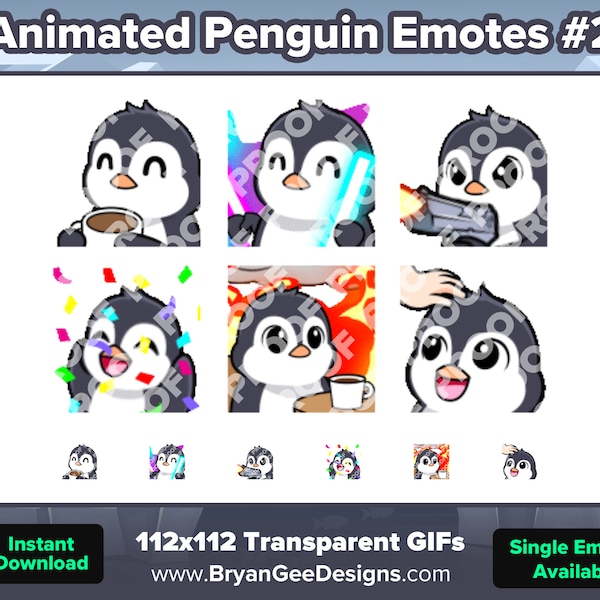 Animated Rave Emotes - Etsy