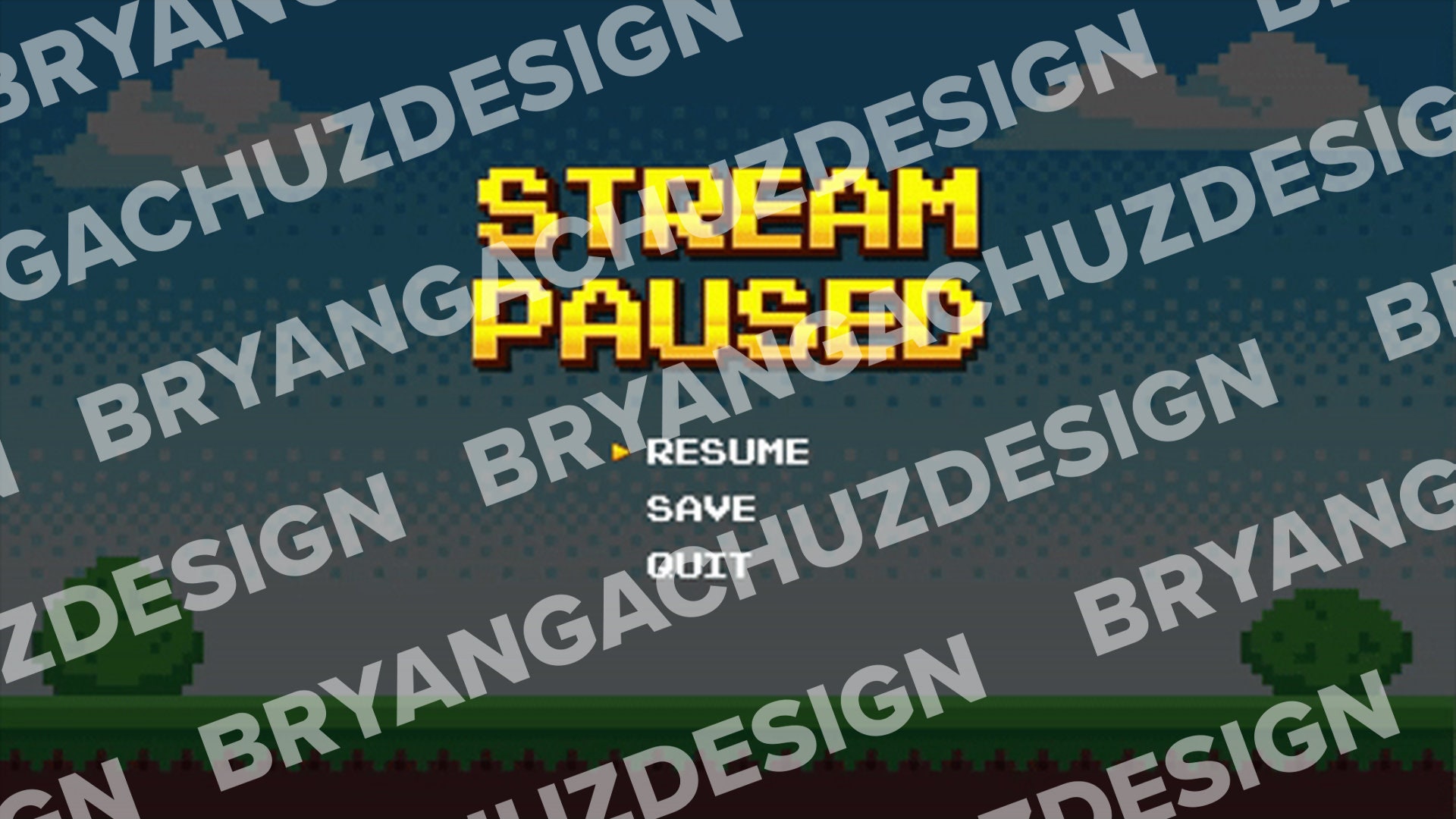 Retro Pixel 8-bit Stream Screens for Twitch animated - Etsy