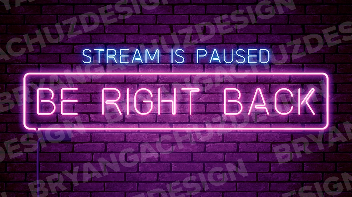 Neon Stream Package for Twitch | 4 Static Scenes, 7 Overlays, 5 Alerts ...