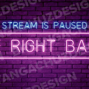 Neon Stream Package for Twitch | 4 Static Scenes, 7 Overlays, 5 Alerts ...