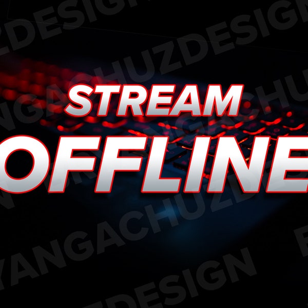 Red Keyboard Twitch Offline Screen - Etsy Red Keyboard Twitch Offline Screen - Etsy