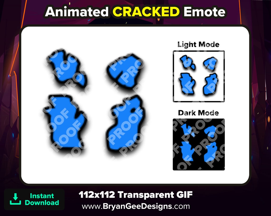 Animated Armor Cracked WARZONE Emote for Twitch or Discord - Etsy
