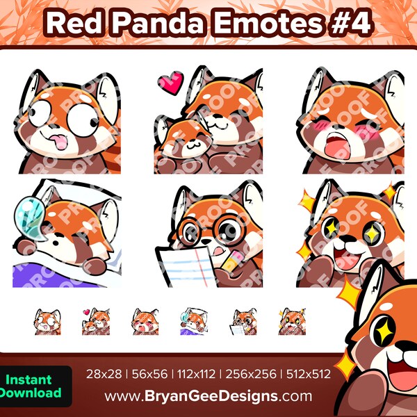 Red Panda - Etsy