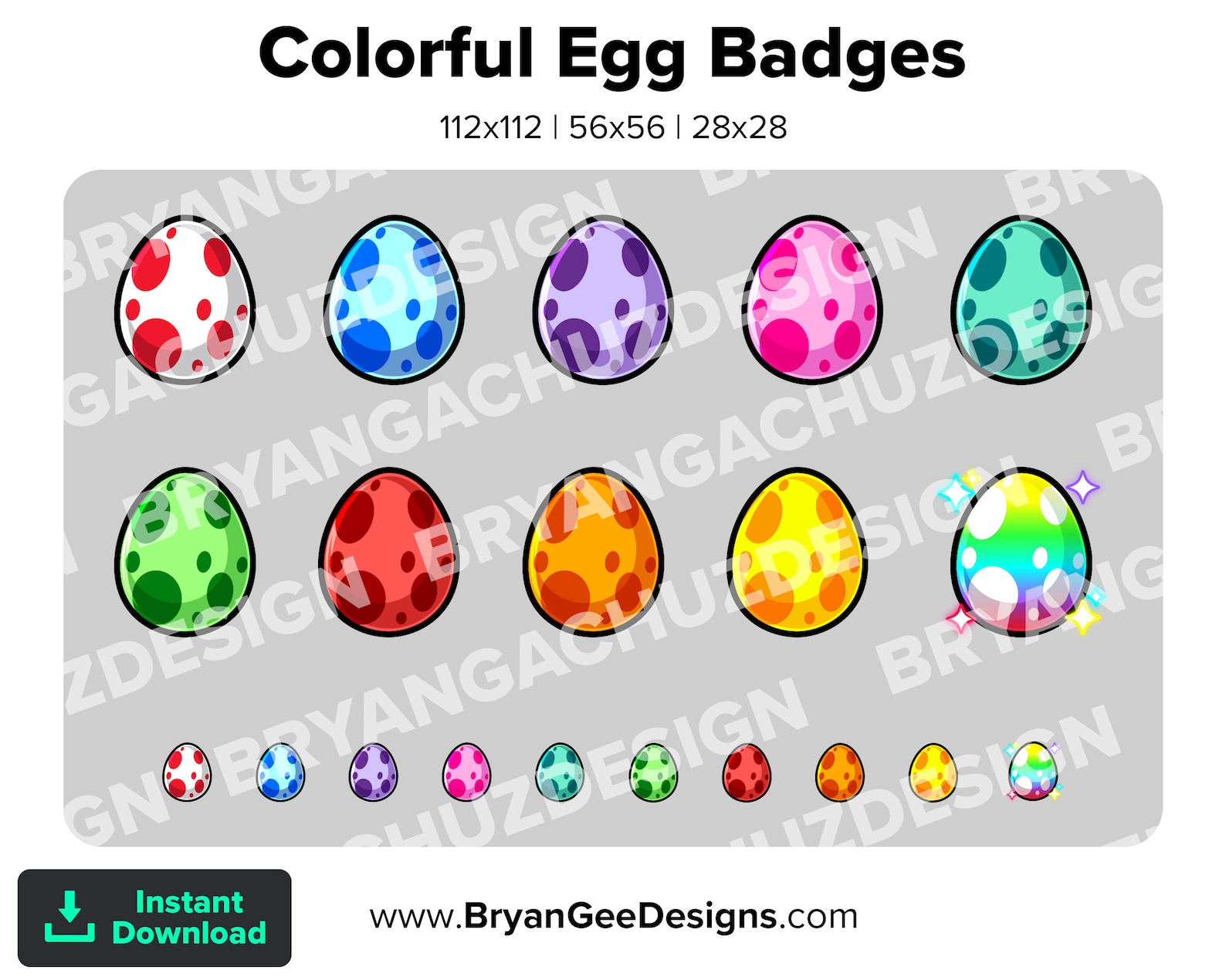 Egg Twitch Badges Bit Badges Channel Points Discord Badges Youtube ...