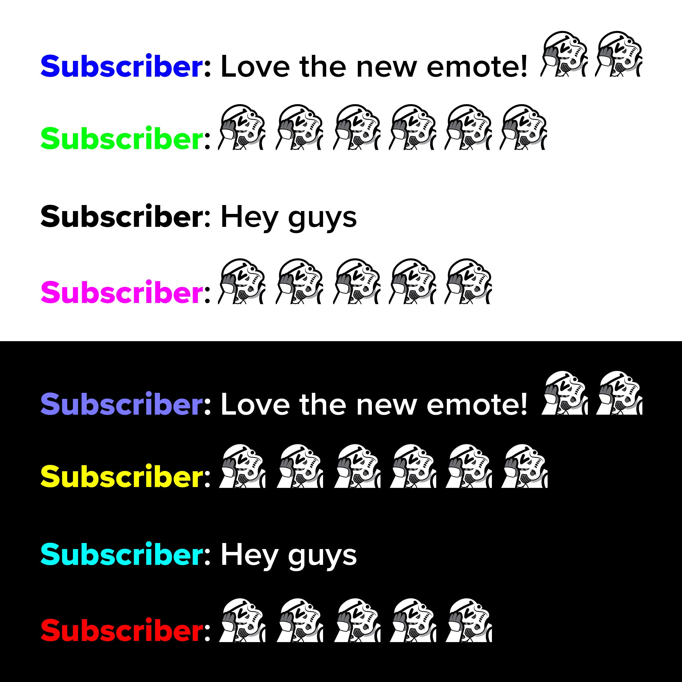 Space Soldier Trooper Twitch Emotes Salute Blaster GG This is - Etsy