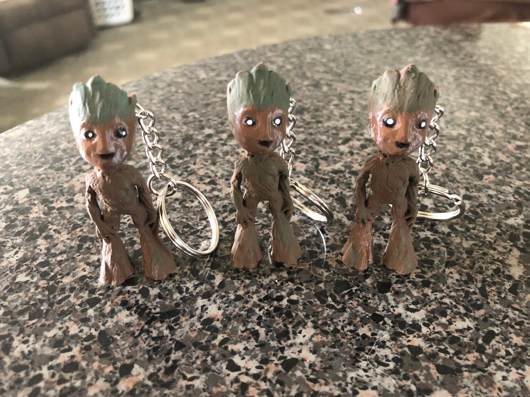 Baby Groot Keychain - Etsy