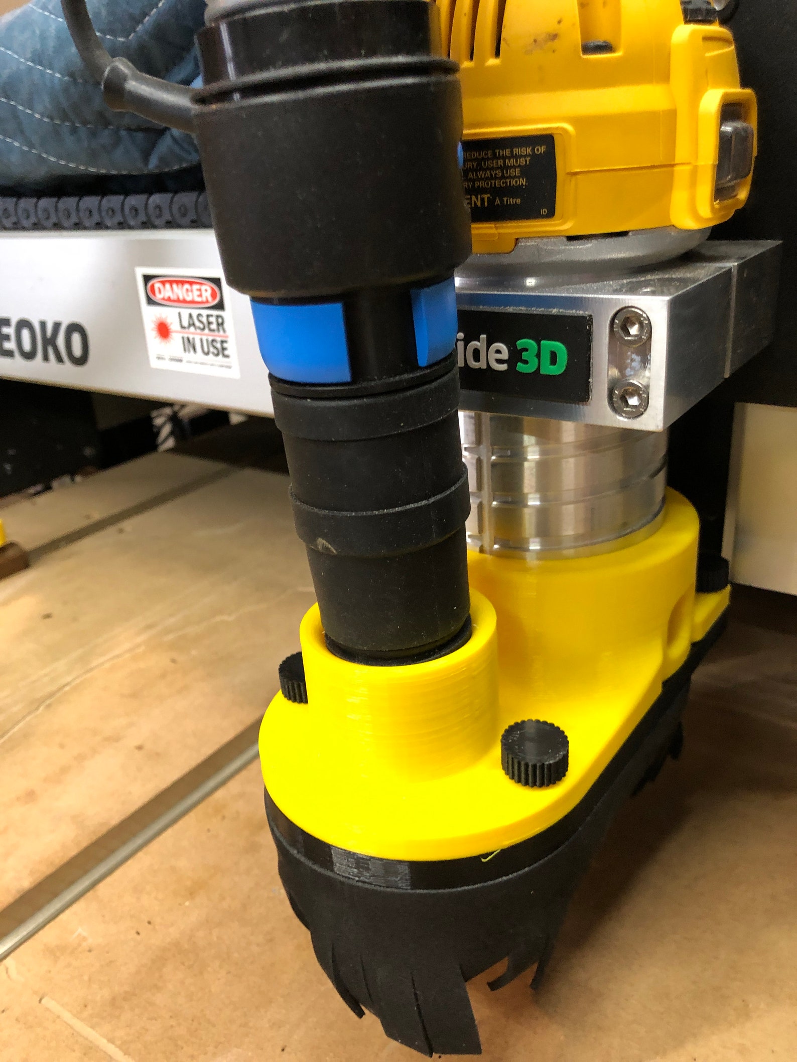 CNC Dust Boot Shoe 65mm or 69mm for Shapeoko Carbide 3d - Etsy Australia