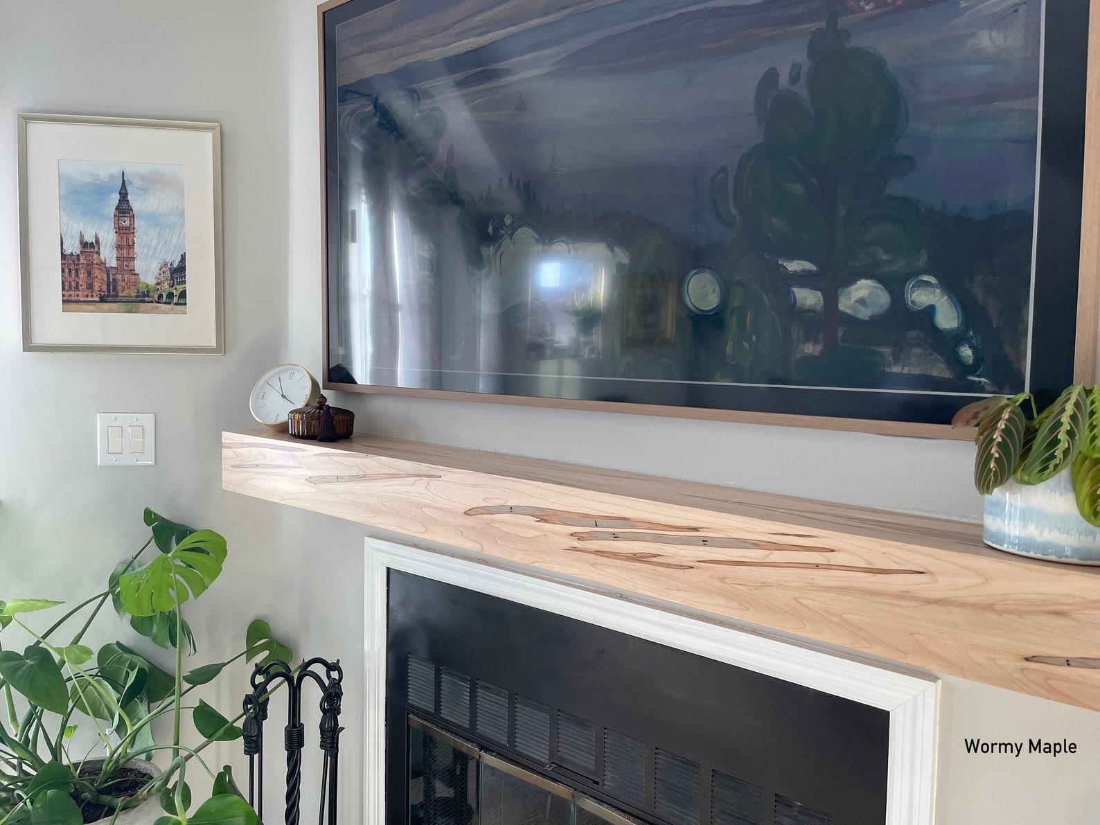 Reclaimed or New Wood Box Mantel Made to Order up to - Etsy