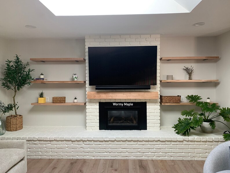 Reclaimed or New Wood Box Mantel Made to Order up to - Etsy