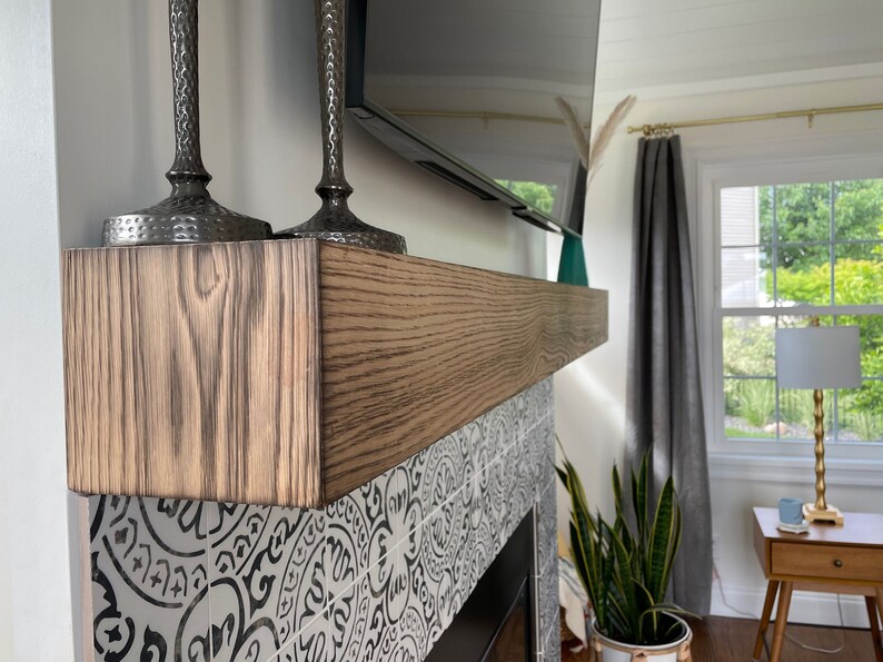 Reclaimed or New Wood Box Mantel Made to Order up to - Etsy
