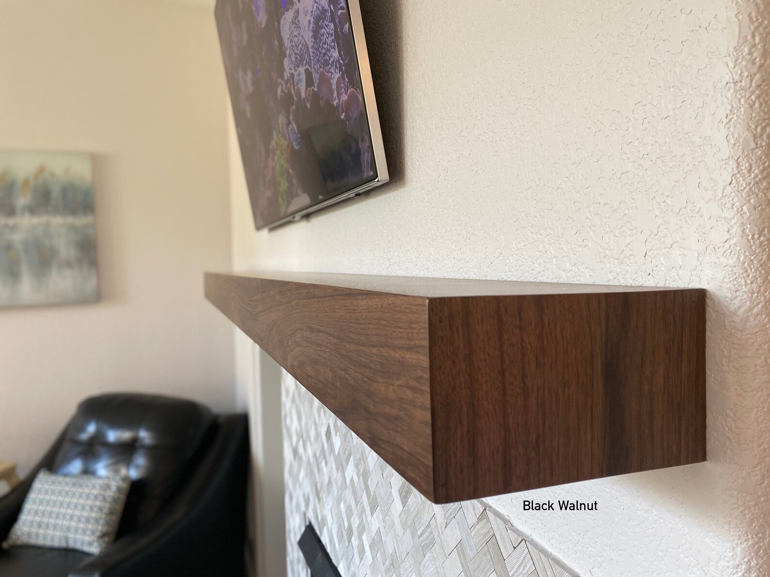 Reclaimed or New Wood Box Mantel Made to Order up to - Etsy