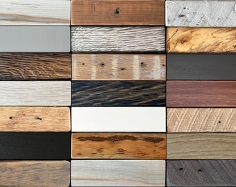 Red Wood Samples - Etsy