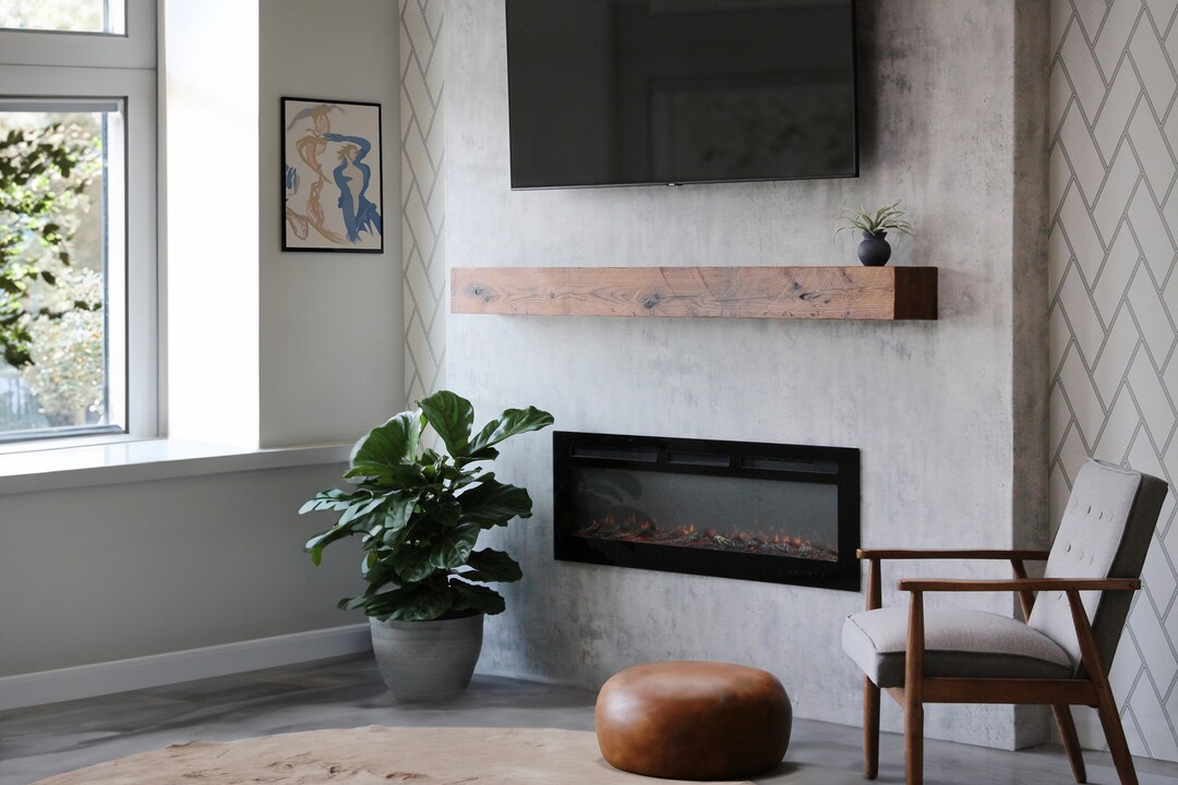 Reclaimed or New Wood Box Mantel Made to Order up to 83 Long You Choose ...
