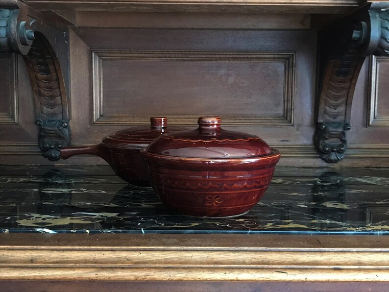 Mar-crest Daisy and Dot Stoneware 1.5 Quart French Casserole - Etsy