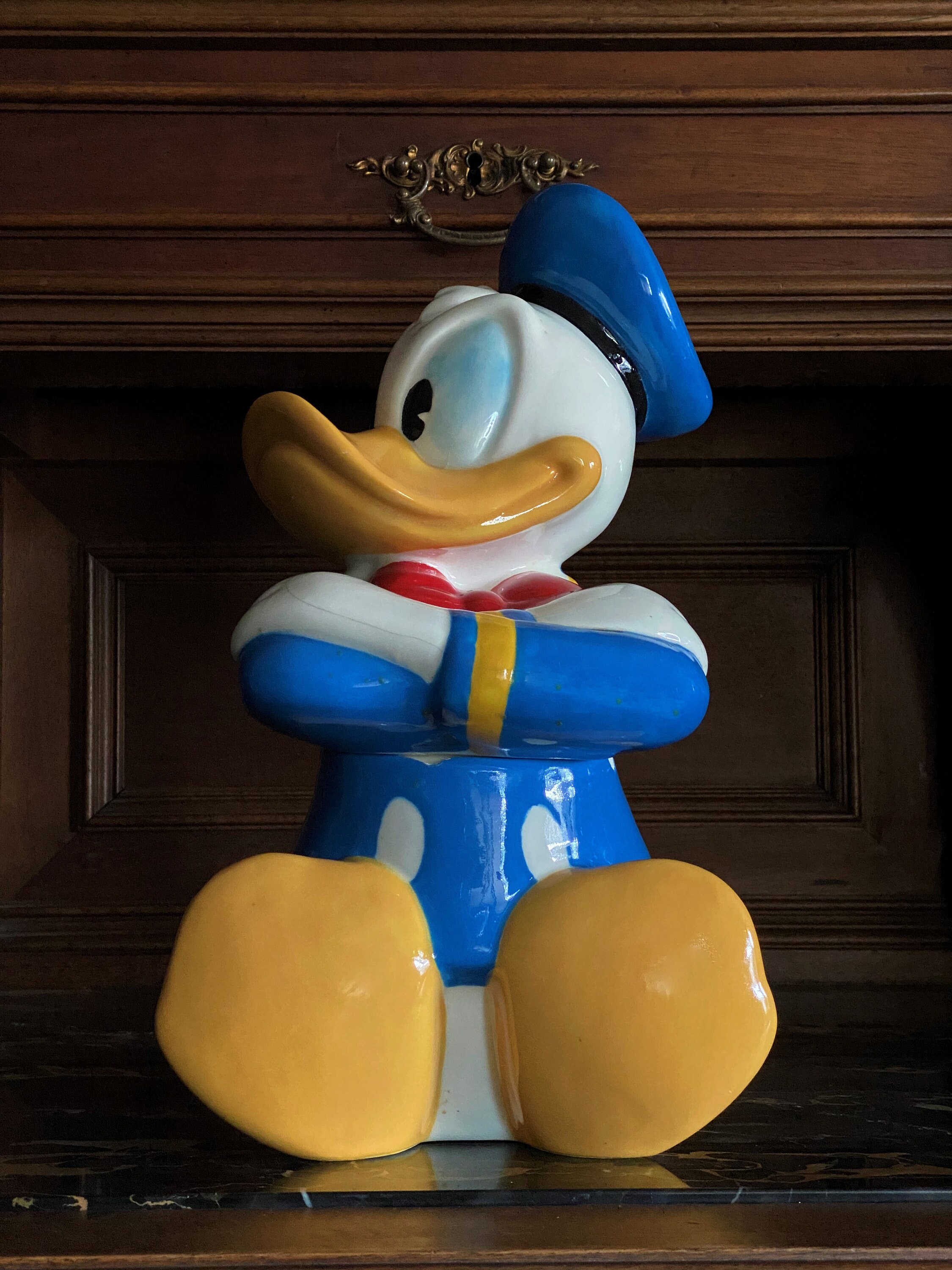 DONALD DUCK Walt Disney Donald Duck Cookie Jar Treasure Craft - Etsy