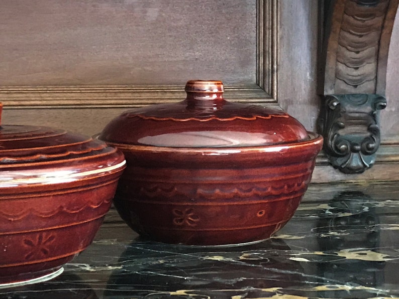 Mar-crest Daisy and Dot Stoneware 1.5 Quart French Casserole - Etsy