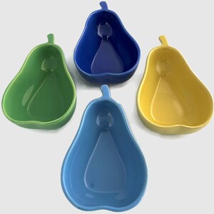 Joaquin Pottery Pear Shaped Ramekins, Ceramic Dessert Bowls, Fruit ...