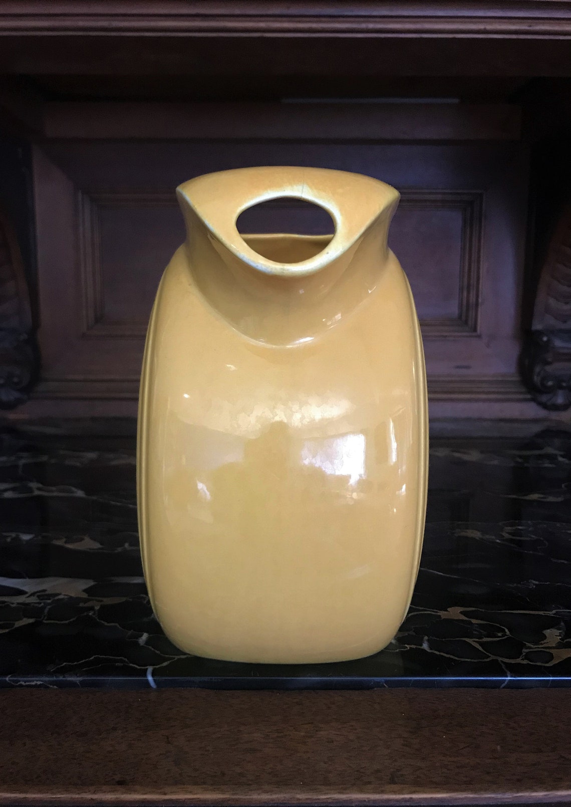 Fiestaware Yellow 2.5 Quart Disk Water Pitcher by Homer - Etsy