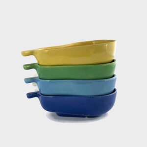 Joaquin Pottery Pear Shaped Ramekins, Ceramic Dessert Bowls, Fruit ...