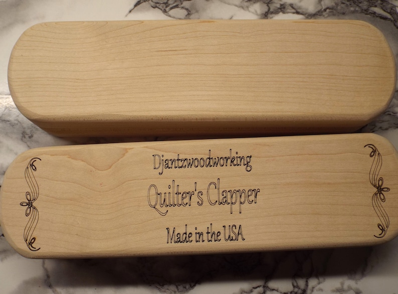 Handcrafted Maple Quilter's Clapper: 12" Seam Presser - Etsy