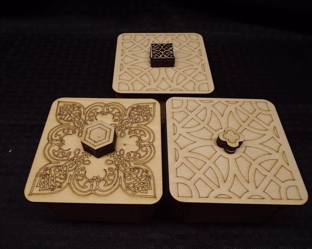 Laser Cut and Engraved Keepsake Boxes - Etsy