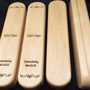 Handcrafted Maple Quilter's Clapper: 12" Seam Presser - Etsy
