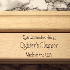 Handcrafted Maple Quilter's Clapper: 12" Seam Presser - Etsy