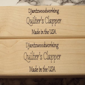 Handcrafted Maple Quilter's Clapper: 12" Seam Presser - Etsy