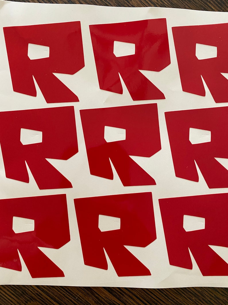 Roblox Vinyl 2 Peel and Stick Stickers Birthday Party - Etsy