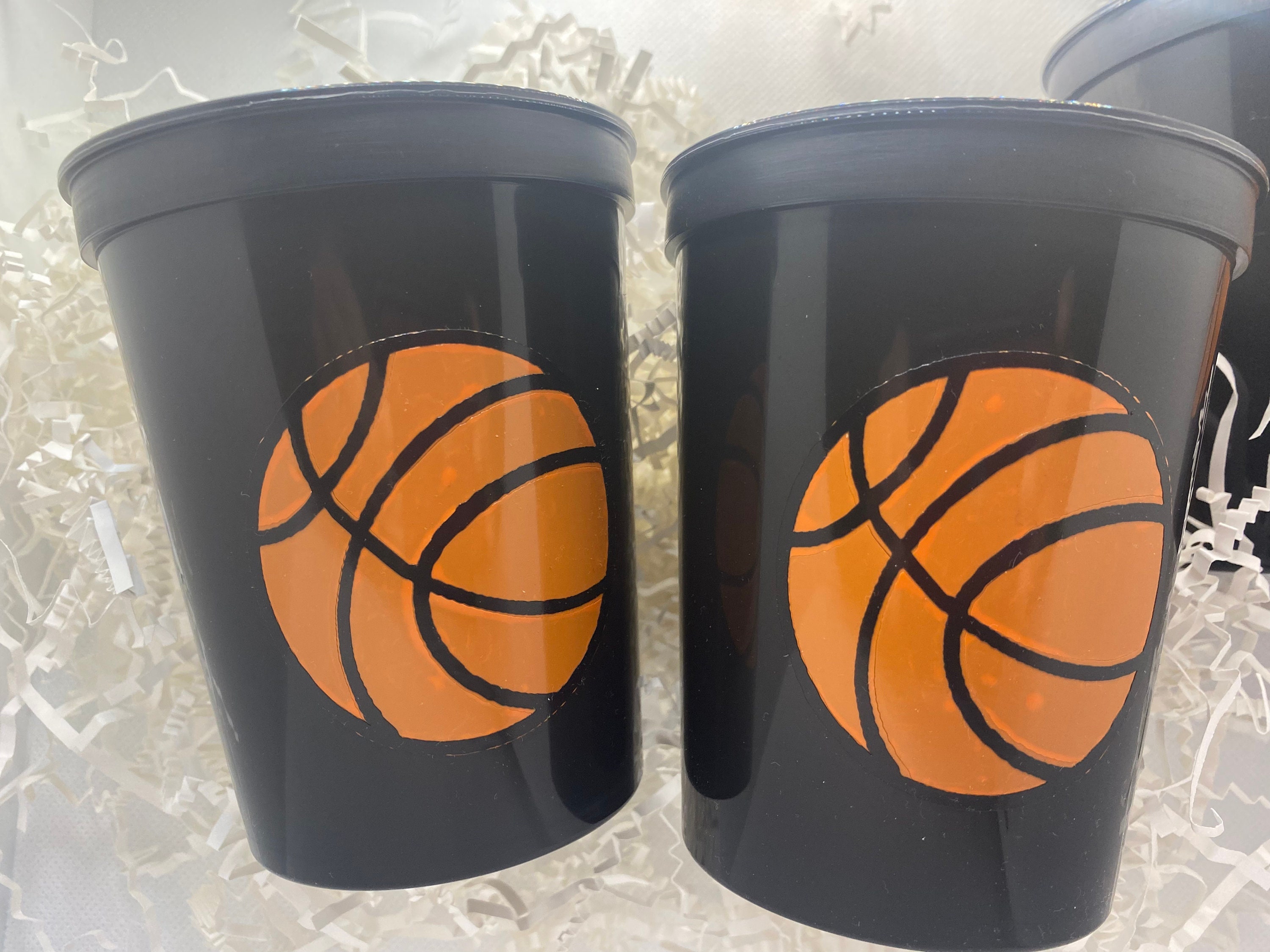 Basketball 16oz Reusable Stadium Cups Birthday Party Favors - Etsy